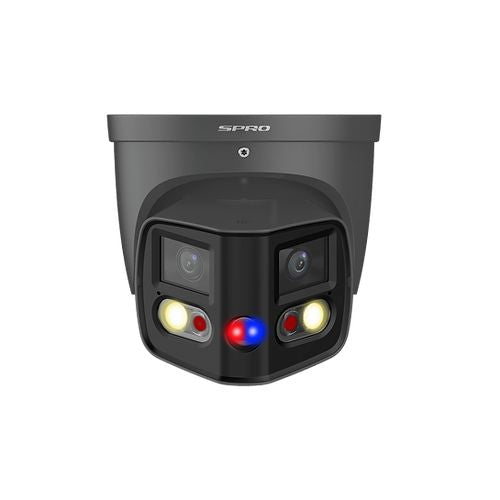 4MP DUO Panoramic IP Camera With Active Deterrence - Grey – CCTV Outlet Limited