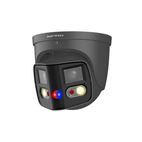 4MP DUO Panoramic IP Camera With Active Deterrence - Grey – CCTV Outlet ...